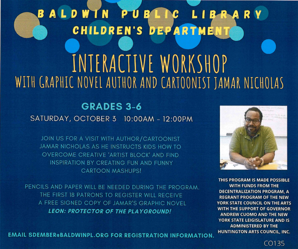 Jamar Revised KIDS-1 – Baldwin Public Library