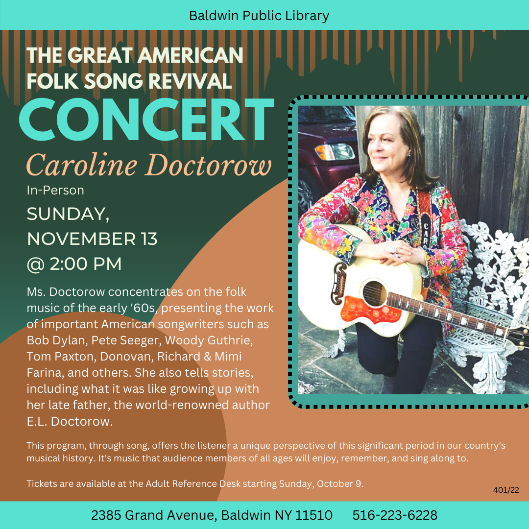 The Great American Folk Song Revival (5) – Baldwin Public Library