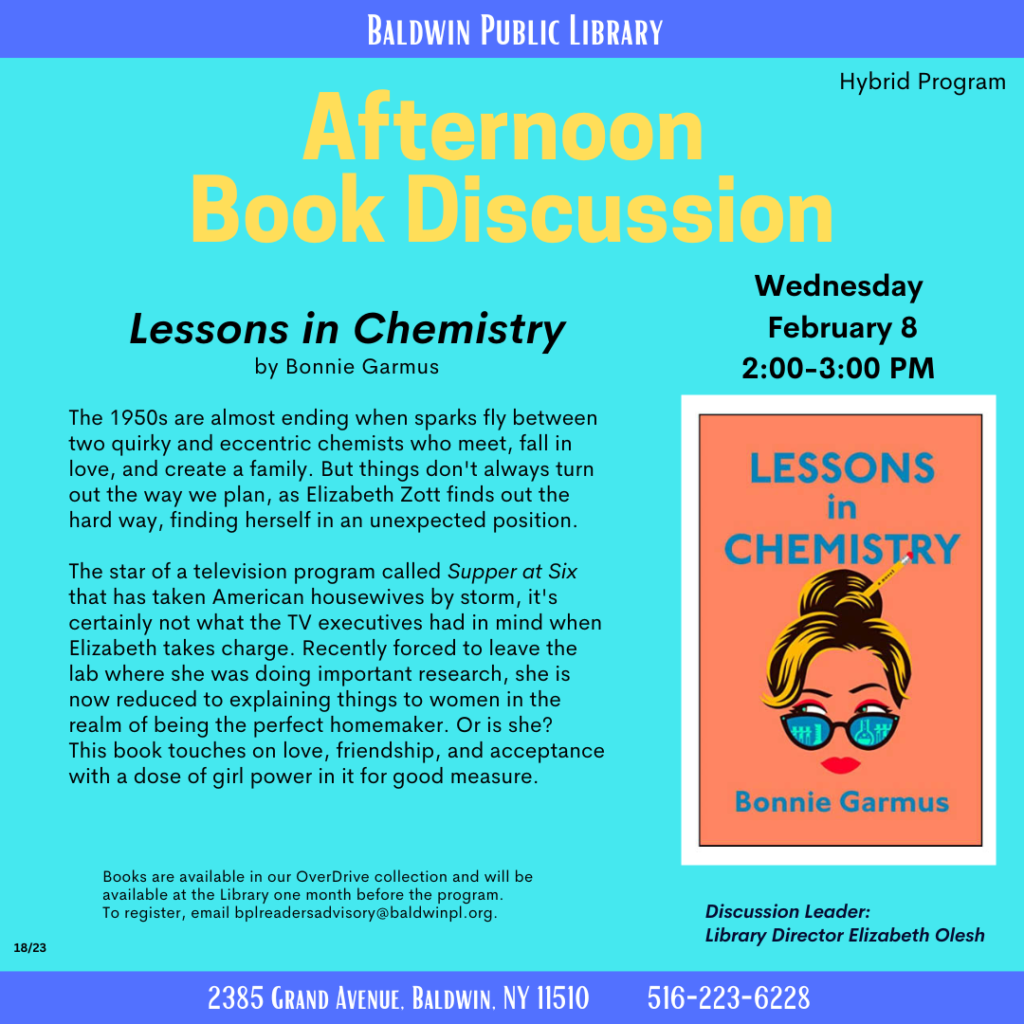 AFTERNOON Book Discussion 2023 (14) – Baldwin Public Library